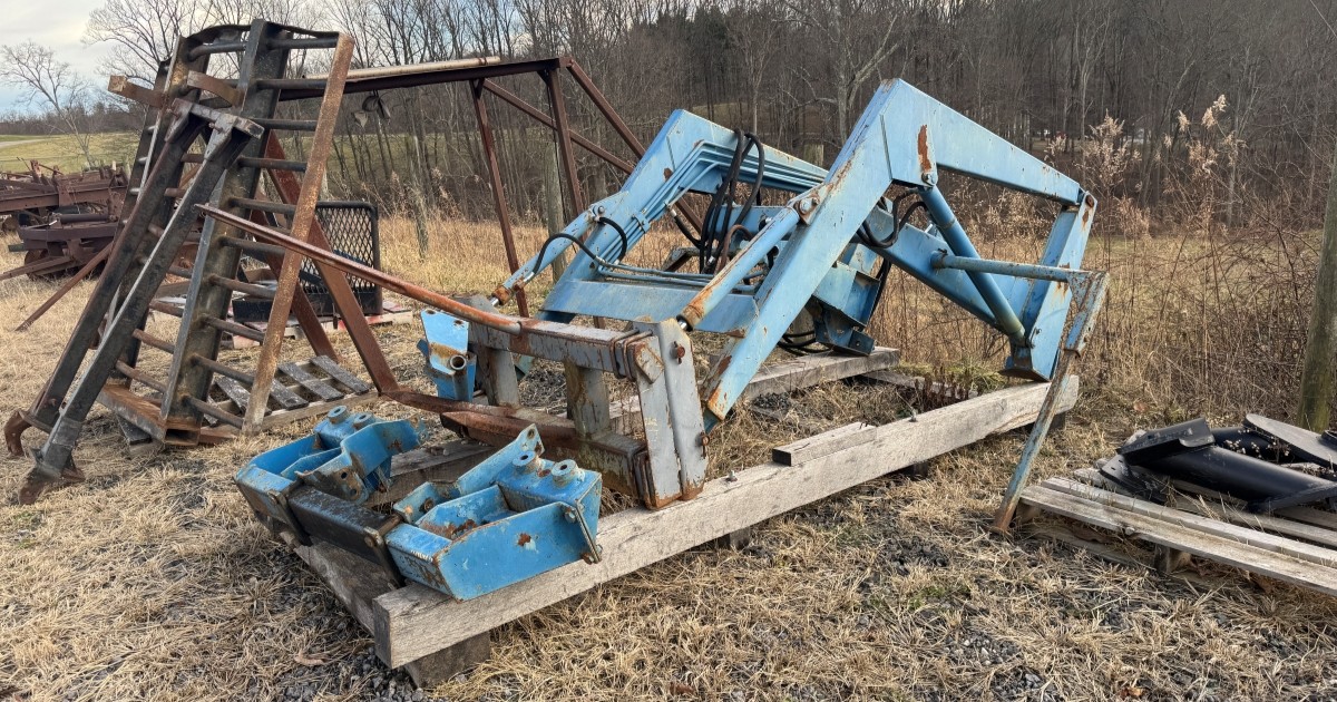 Used Ford front end loader at Baker and Sons Equipment