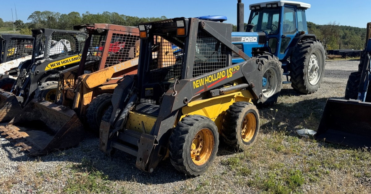 2001 New Holland LS170 skidsteer at Baker and Sons Equipment