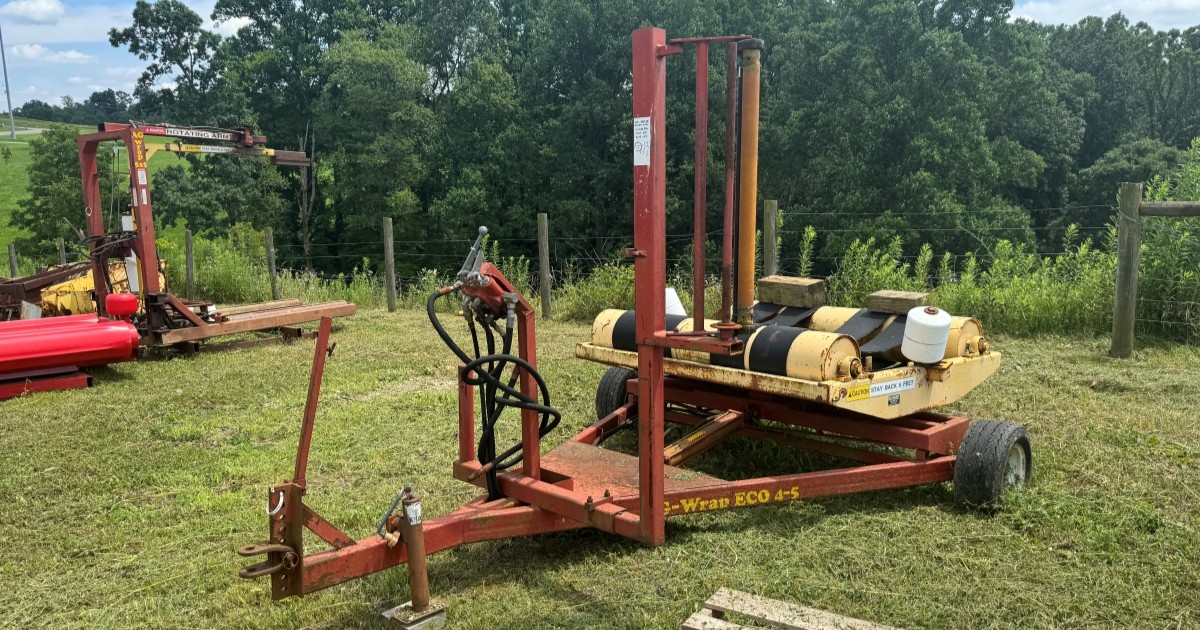 Used Ag Wrap Eco 4-5 bale wrapper at Baker and Sons Equipment