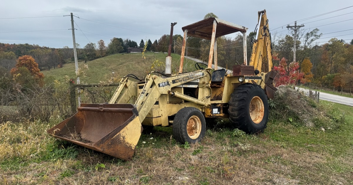 Used IH 260A tractor loader backhoe at Baker and Sons Equip Co.